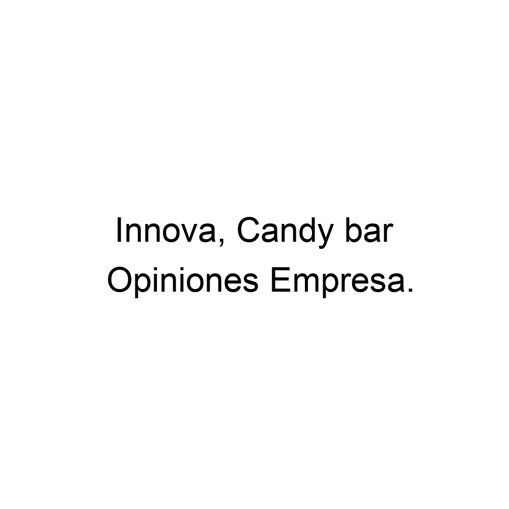 Opiniones Innova, Candy bar, 8443434596