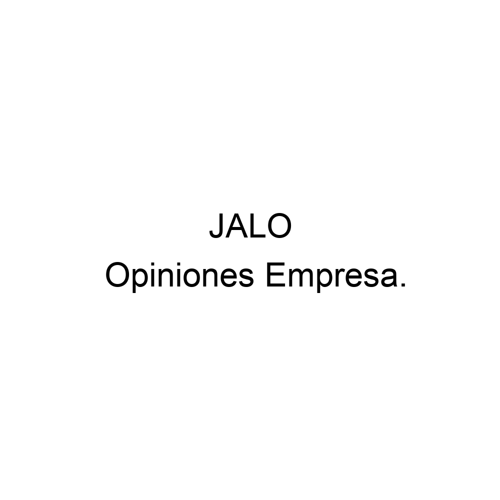 Opiniones JALO,